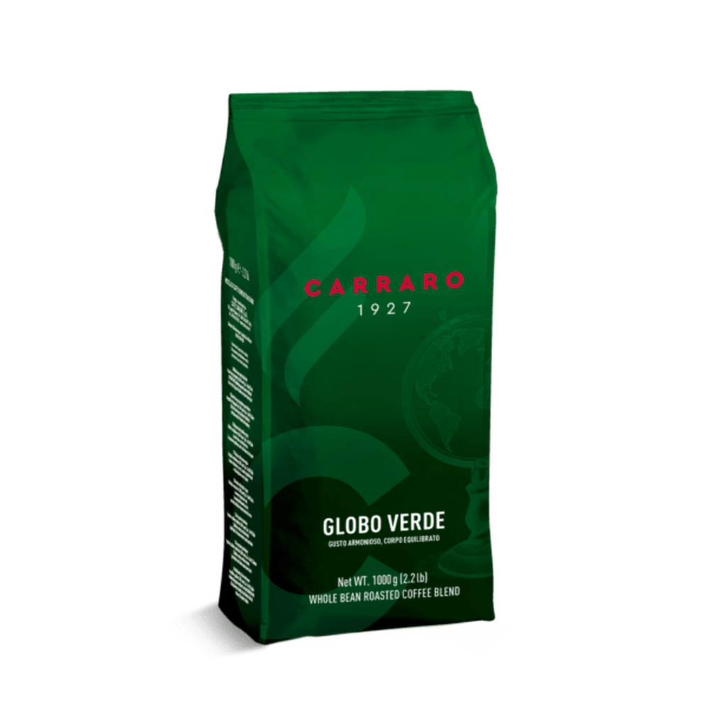 Carraro Globo Verde 1kg – Espresso Kafa U Zrnu