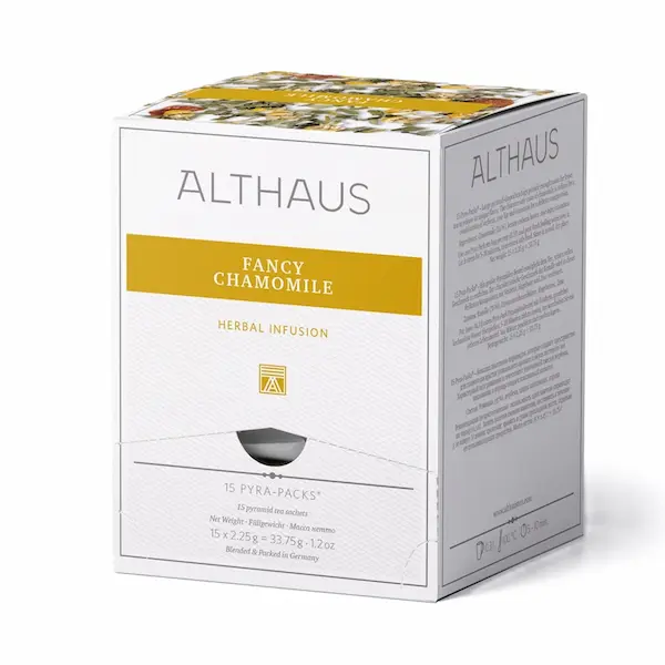 Althaus Fancy Chamomile Čaj 15/1 – Pyra Filter Kesice