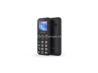 IPRO Senior F183 black Feature mobilni telefon 2G/GSM/800mAh/32MB/DualSIM/Srpski jezik