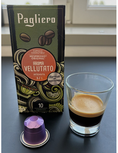 Pagliero VELLUTATO – kompatibilne sa Nespresso aparatima 10/1