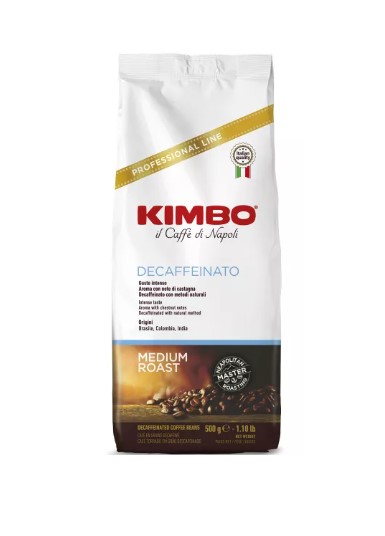 Kimbo DECAFFEINATO – kafa u zrnu 500gr.