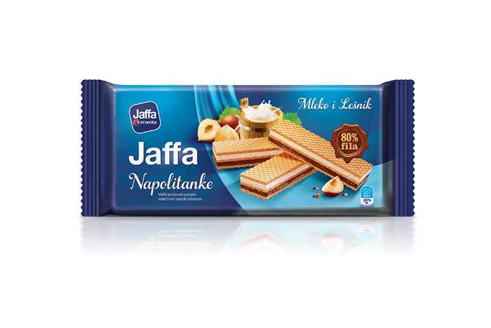 Napolotanke Jaffa Mleko i lešnik 200g