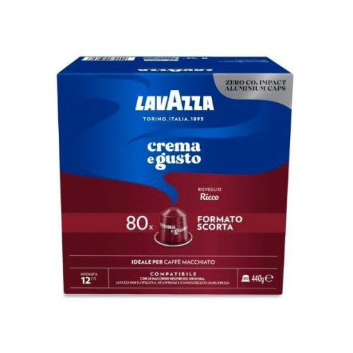 Lavazza CREMA e GUSTO RICCO compatibili Nespresso®* 80 Kapsula alu.