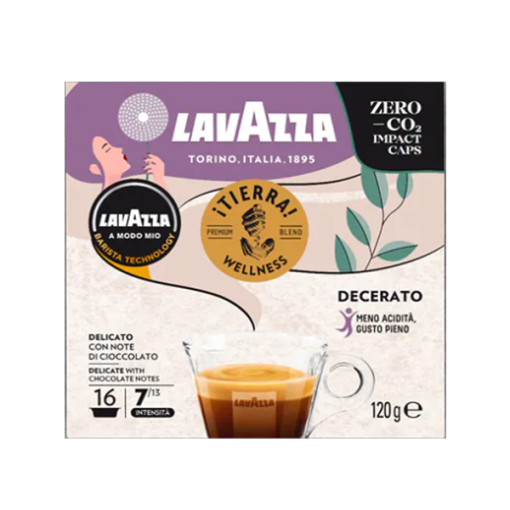 Lavazza TIERRA DECERATO – A Modo Mio 16/1