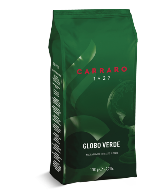 Carraro GLOBO VERDE – kafa u zrnu 1kg.