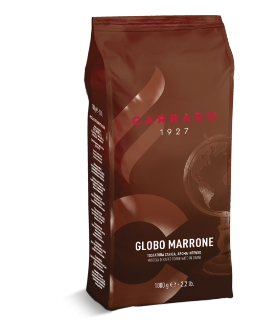 Carraro GLOBO MARRONE – kafa u zrnu 1kg.