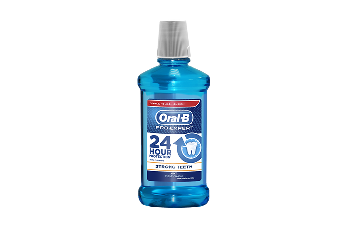 ORAL B tečnost za ispiranje usta Rinse Pro Exp Strong Teeth 250ml