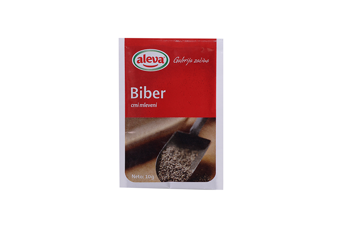 Crni biber mleveni 10g Aleva