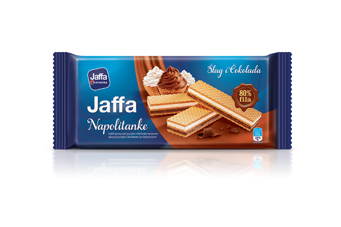 Jaffa Napolitanke šlag i čokolada 200g