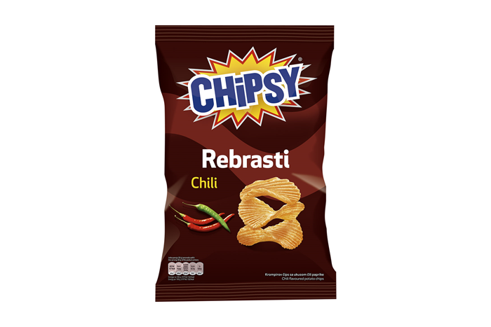 Chipsy Chili Rebrasti 150g