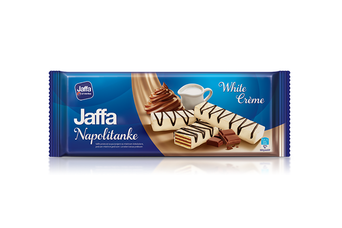 Jaffa Napolitanke White Creme 168g