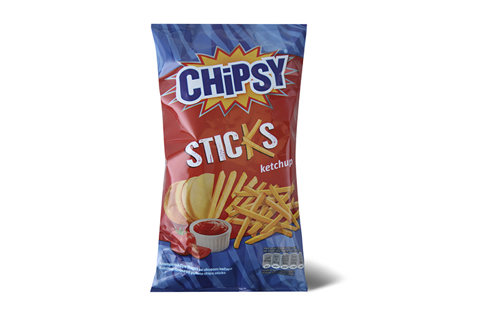 Chipsy Ketchup Štapici 100g