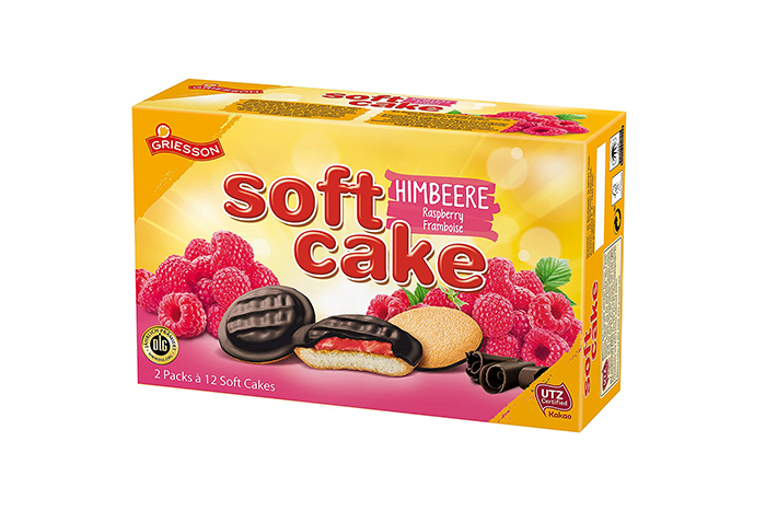 Soft Cake Raspberries