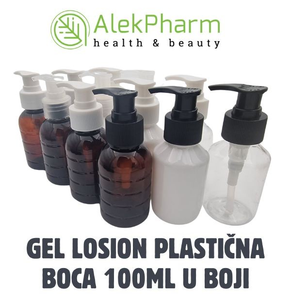 GEL LOSION PLASTIČNA BOCA 100ML U BOJI 28mm NAVOJ