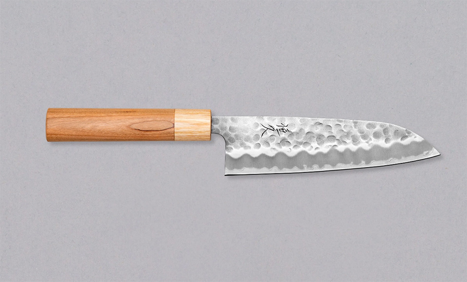 TSUNEHISA SANTOKU SHIROGAMI CHERRY 170 MM