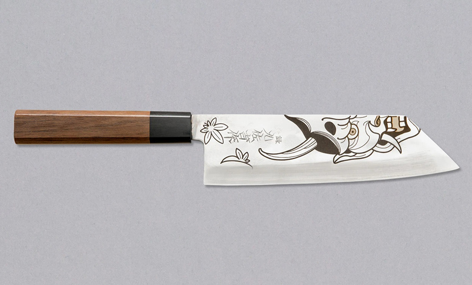 ZDP-189 BUNKA SILVER 190 MM HANNYA GRAVURA