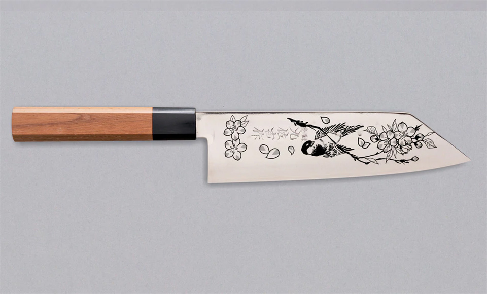 ZDP-189 BUNKA SILVER 190 MM SAKURA GRAVURA