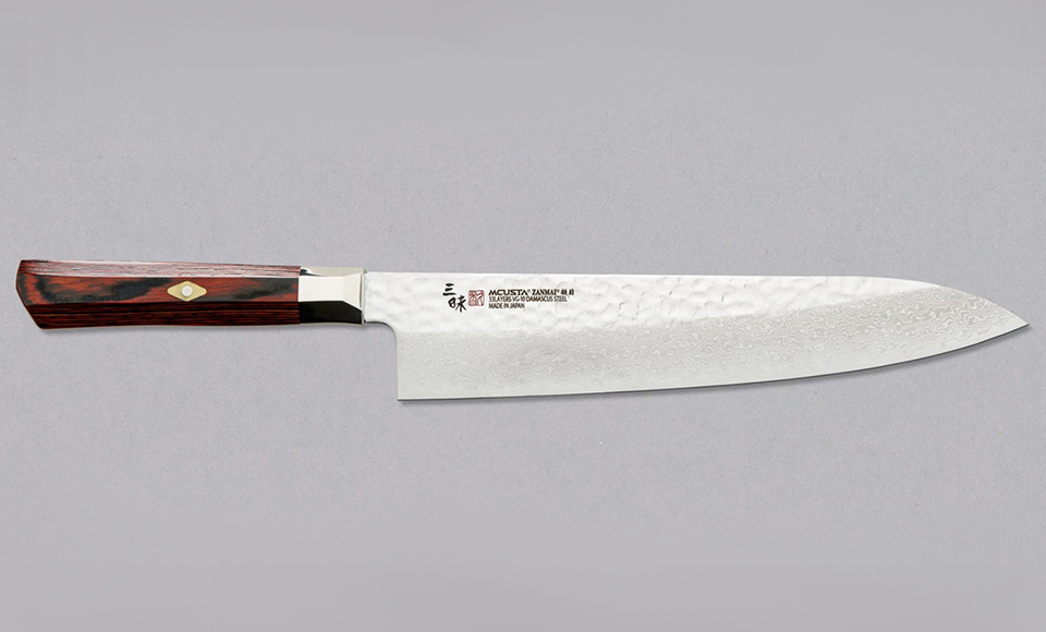 MCUSTA GYUTO SUPREME HAMMERED 240 MM