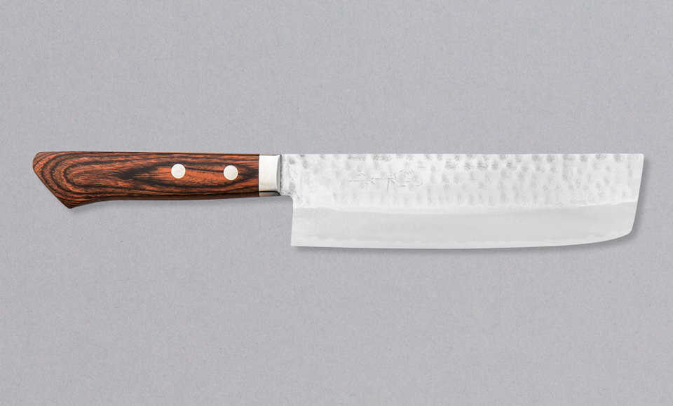 ETSU VILLAGE HAMMERED NAKIRI MAHAGONY 165 MM