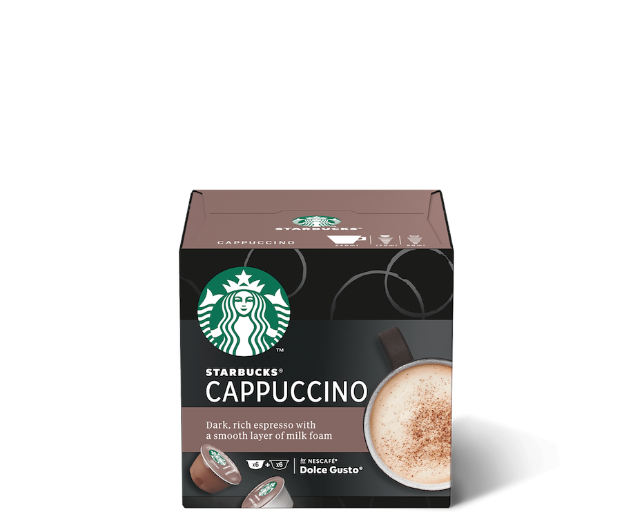 Starbucks® Cappuccino
by NESCAFÉ® Dolce Gusto®