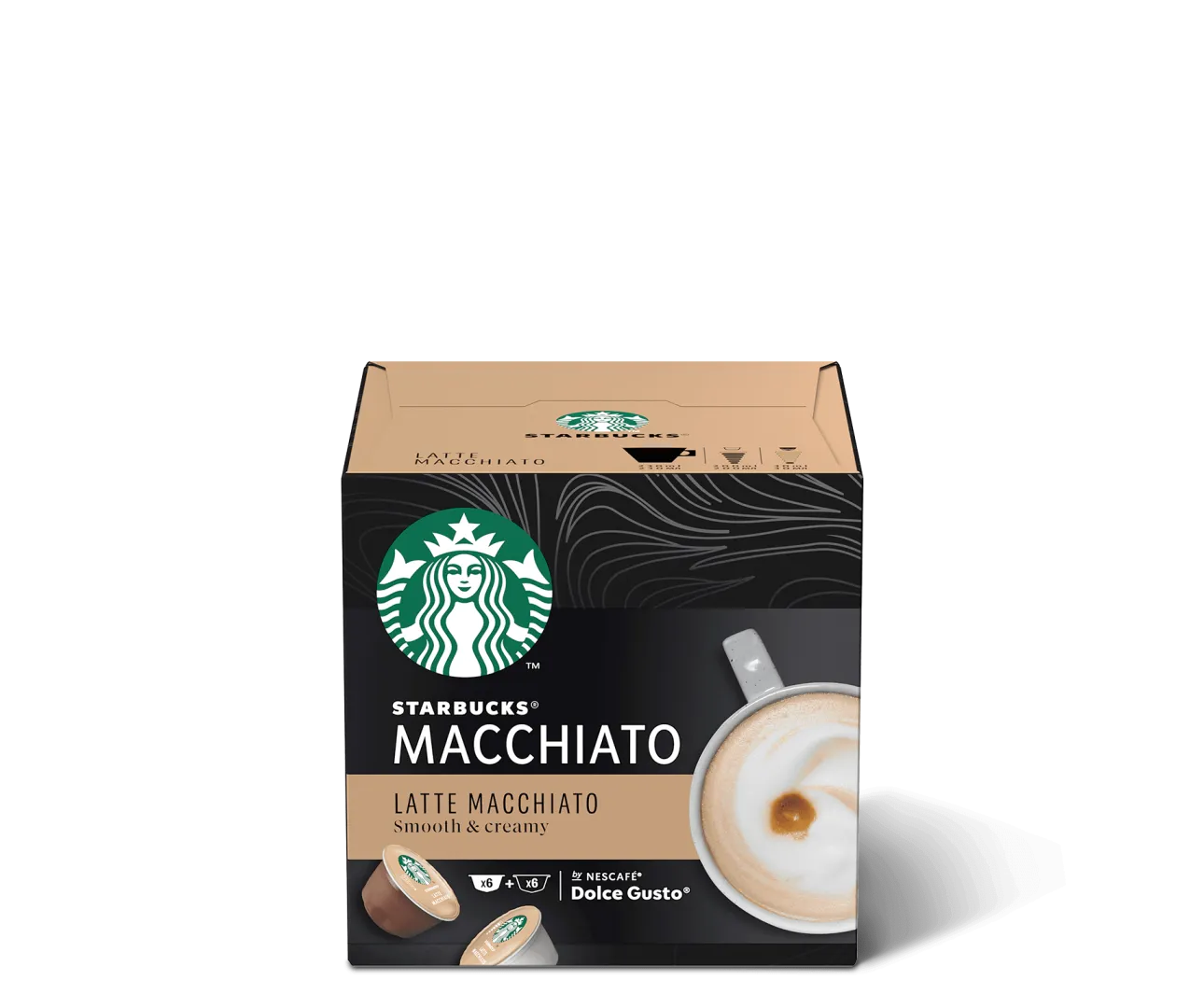 Starbucks® Latte Macchiato
by NESCAFÉ® Dolce Gusto®