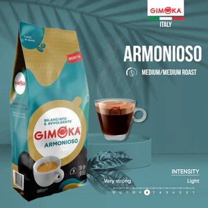 GIMOKA ARMONIOSO ПРЖЕНА КАФА У ЗРНУ 1000G