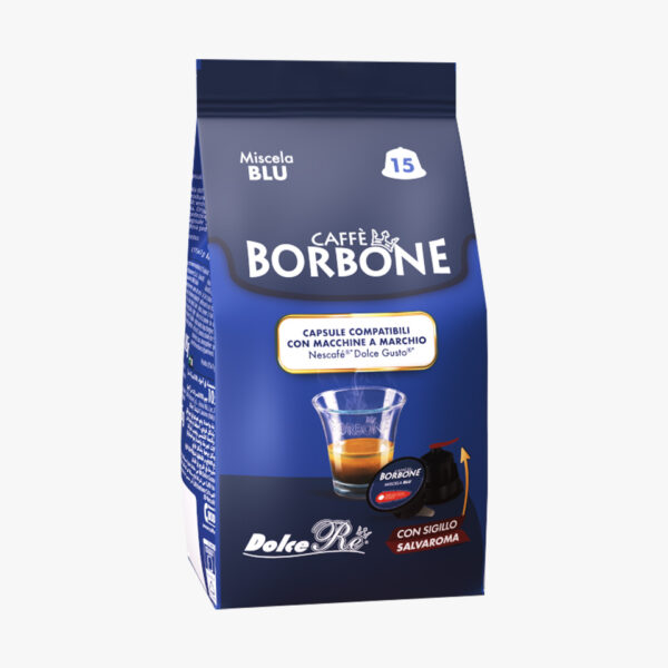 Borbone MISCELA BLU compatibili Nescafe®Dolce Gusto®* 15/1