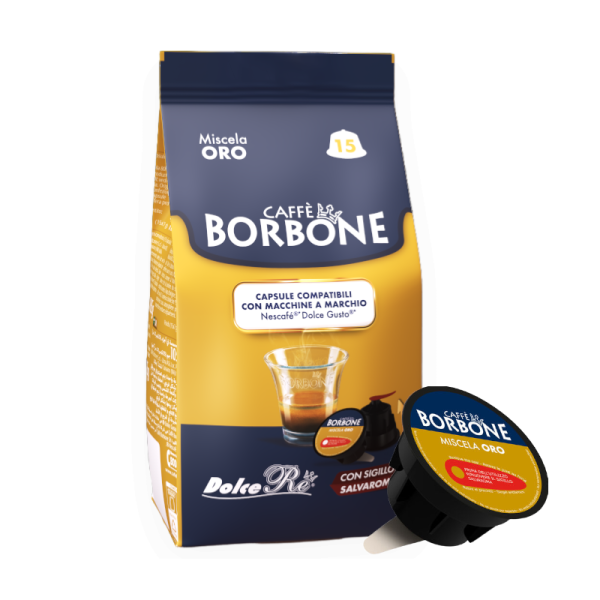 Borbone MISCELA ORO compatibili Nescafe®Dolce Gusto®* 15/1