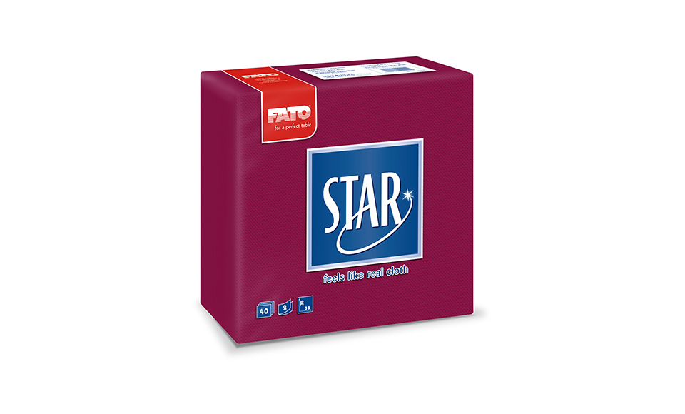 SALVETE FATO STAR BORDO 38x38 40 KOM