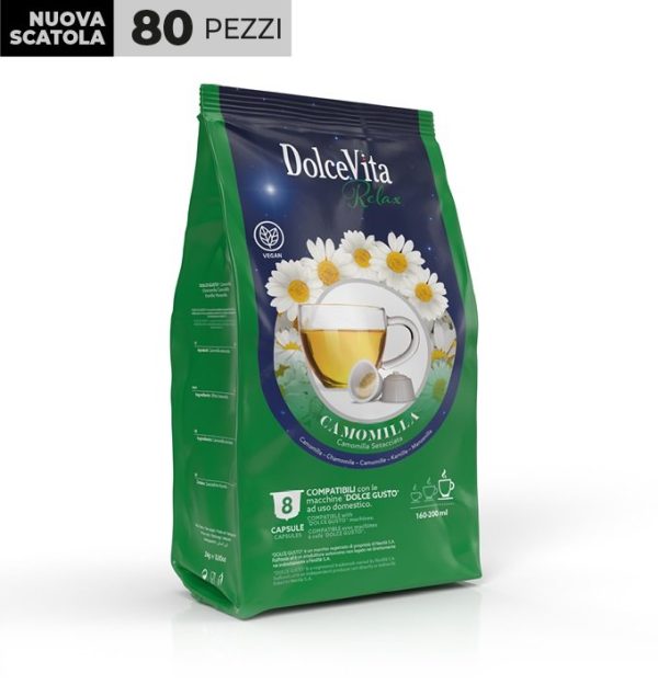 Dolce Vita Camomilla Tea compatibili Nescafe®Dolce Gusto®* 8/1