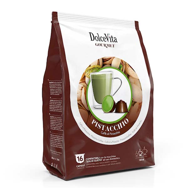 Dolce Vita Pistacchio compatibili Dolce Gusto 16/1