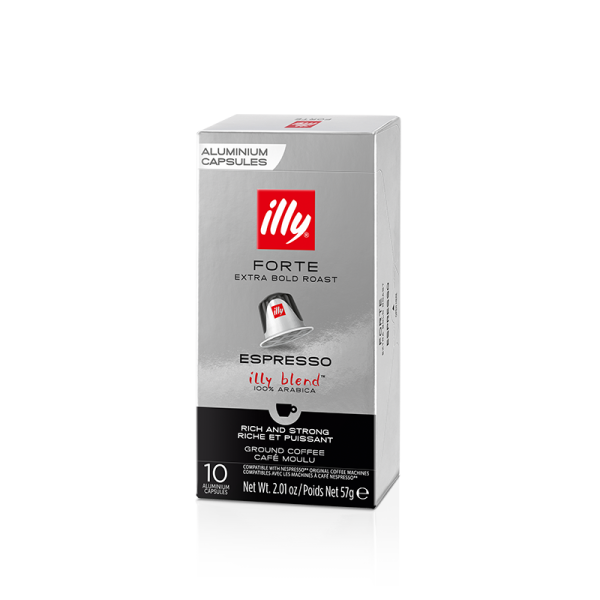 illy FORTE Alu. compatibili Nespresso ®* 10/1