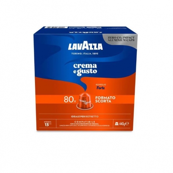 Lavazza Crema e Gusto Forte Alu. compatibili Nespresso ®* 80/1