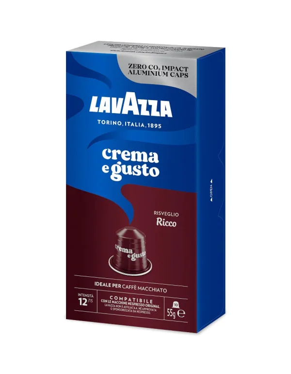 Lavazza Crema e Gusto Ricco Alu. compatibili Nespresso ®* 10/1