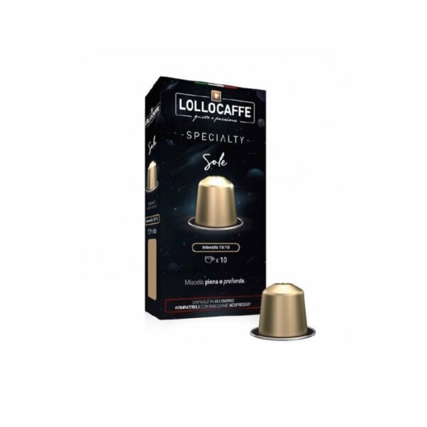 LolloCaffe SOLE Alu. compatibili Nespresso ®* 10/1