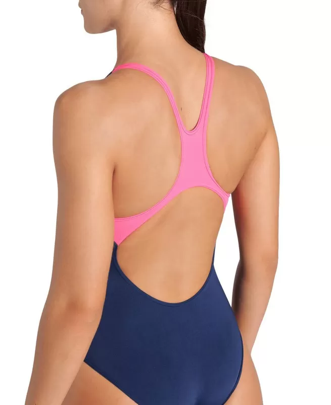 W ARENA REFLECTING SWIMSUIT SWIM PRO BACK NAVY