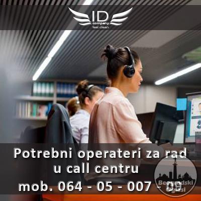 Potrebni operateri za rad u call centru