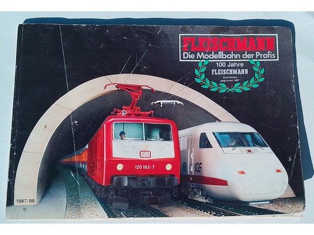 Fleischmann HO katalog iz 1987-e  format 29,7 x 21 cm