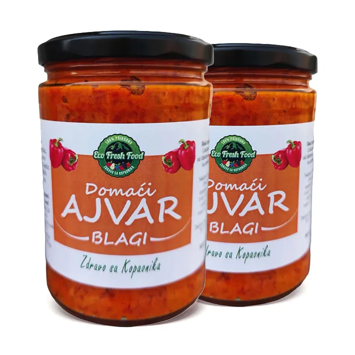 Domaći ajvar blagi 2 kom