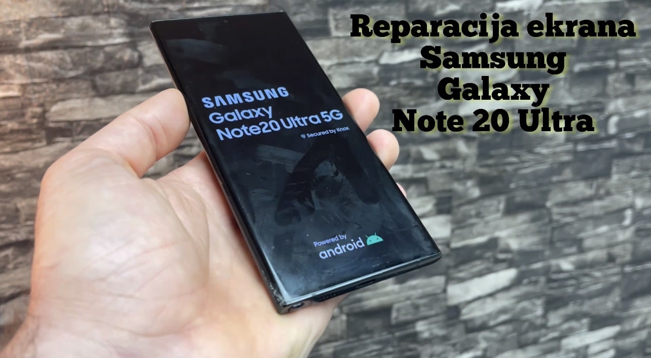 Reparacija stakla za Samsung Galaxy Note 20 Ultra cena Novi Sad