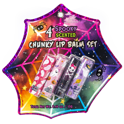 Balzam za usne set 4 - Halloween, Spiderweb