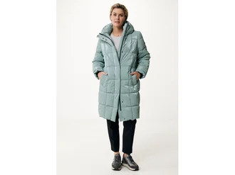 Mexx Ženska jakna puffer duga sa sjajnom tkaninom MF006806743W-144306