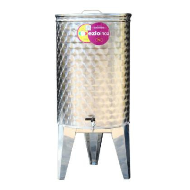 Ezio-inox – Inox bačva 75 l (za vino) – sa slavinom – 033459