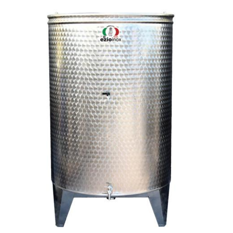 Ezio-inox – Inox bačva 850 L za vino – sa slavinom – 073798