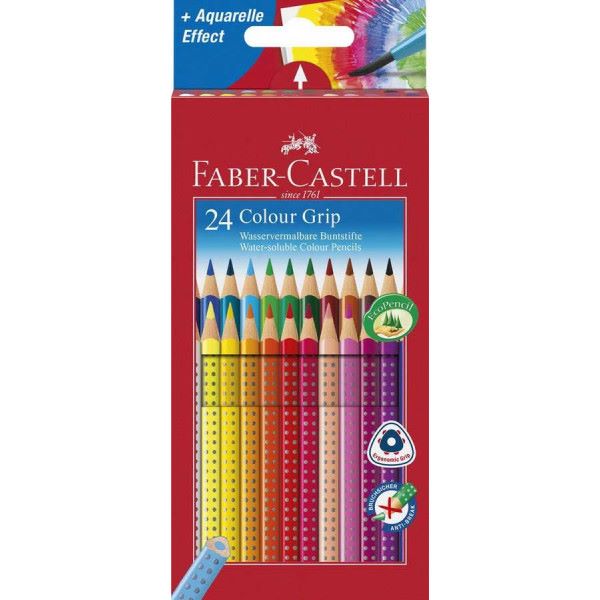 Faber-Castell FC BOJICE DRVENE 1/24 GRIP 112424