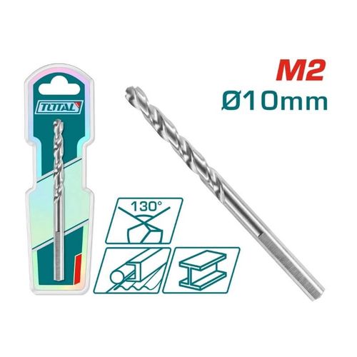 Total HSS M2 brušena burgija,10mm TAC1200101