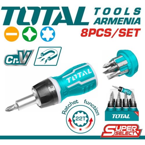 TOTAL 8u1 odvijač TACSDS1726