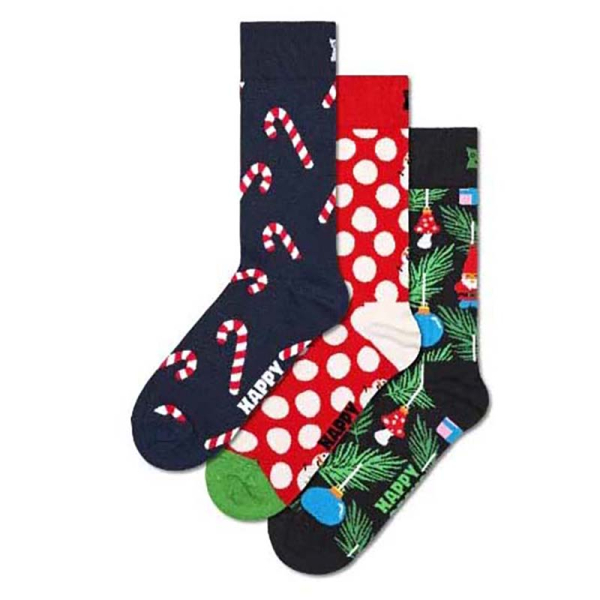 HAPPY SOCKS HAPPY SOCKS UNISEX 3-PACK X-MAS STOCKING SOCKS GIFT SET UNISEX