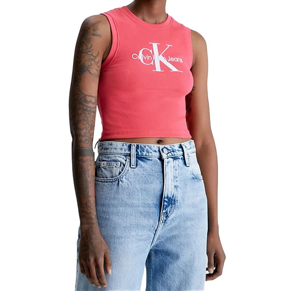 CALVIN KLEIN ZENSKA DUKS MAJICA ARCHIVAL MONOLOGO RIB TANK TOP ZA ŽENE