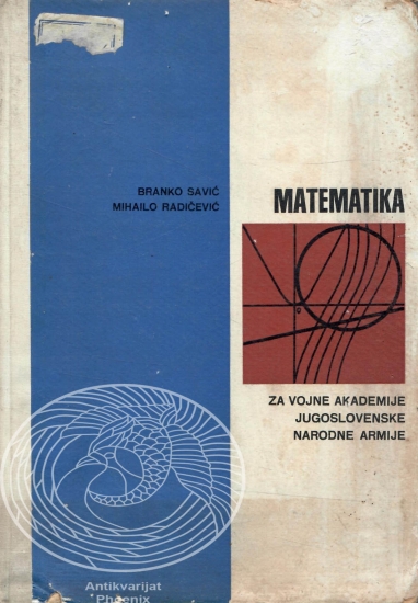 Matematika za vojne akademije Jugoslovenske narodne armije